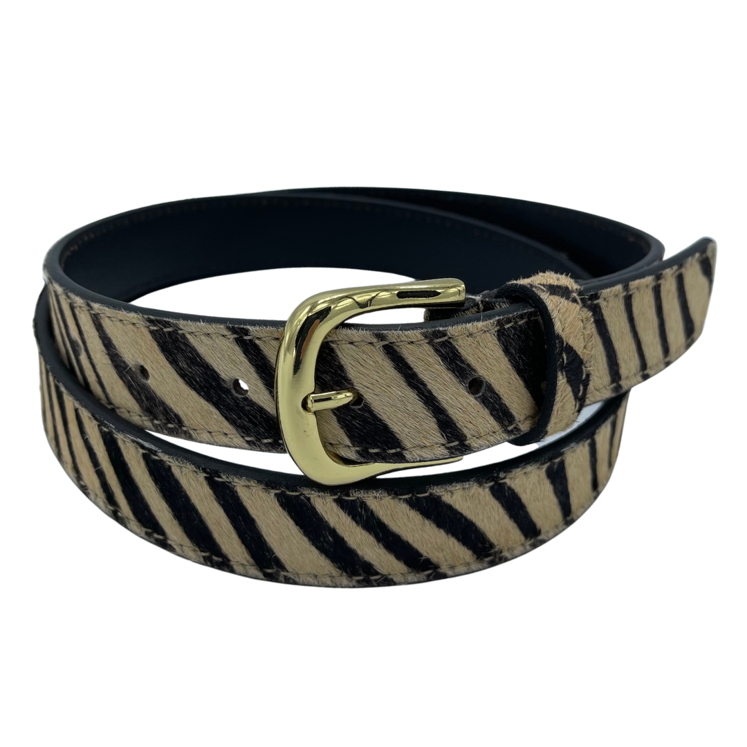 Animal Print Cowhide Belt - Tiger – Forever Wild